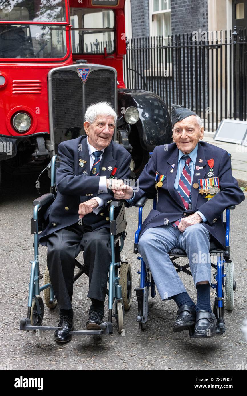 London UK 21st May 2024 D Day commemorations in Downing Street London ...
