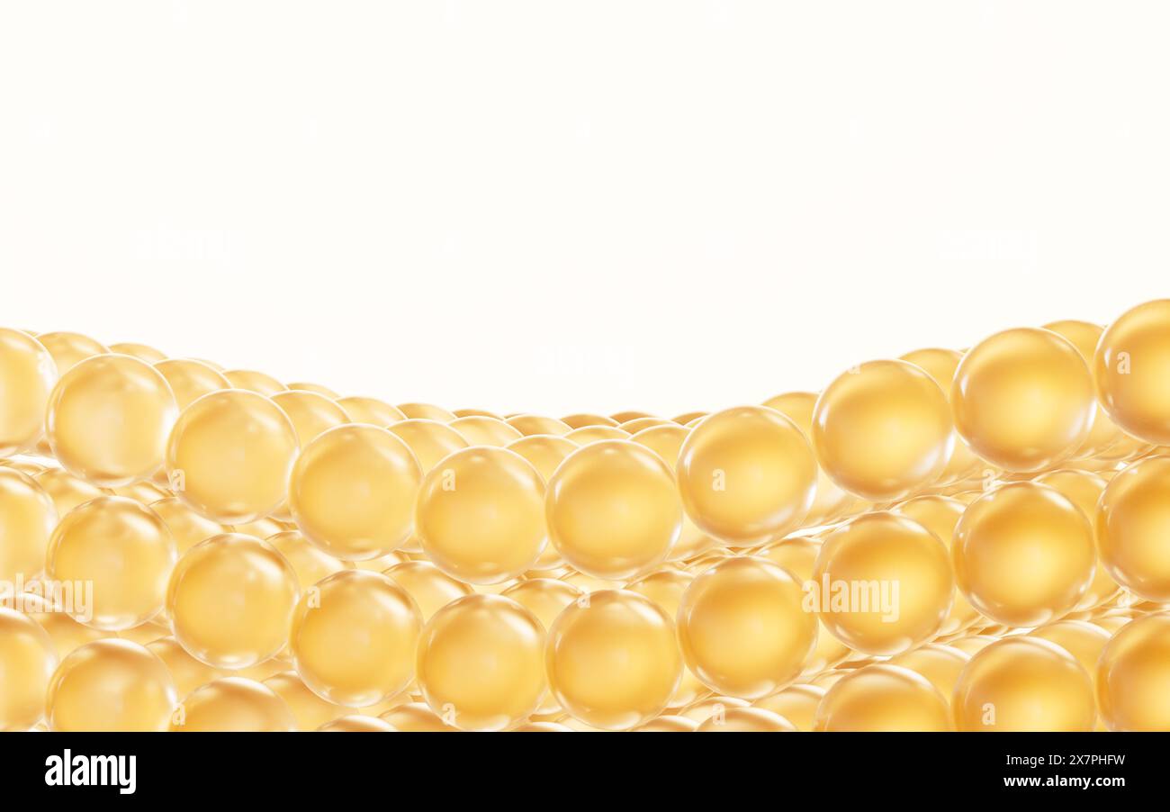 Skin cell background with cosmetics concept, 3d rendering. 3D ...