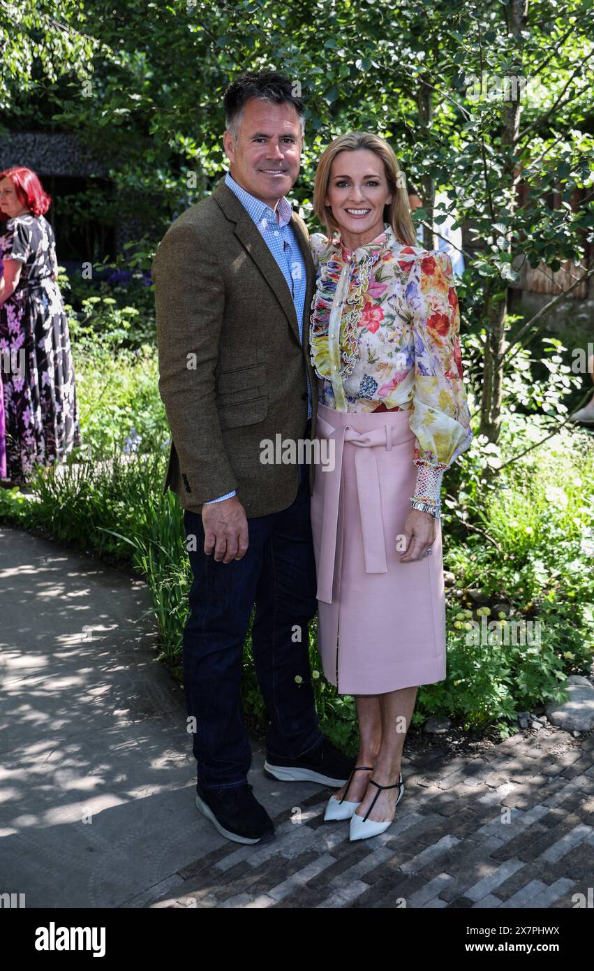London, UK. 20th May, 2024. Kenny Logan and Gabby Logan seen attending ...