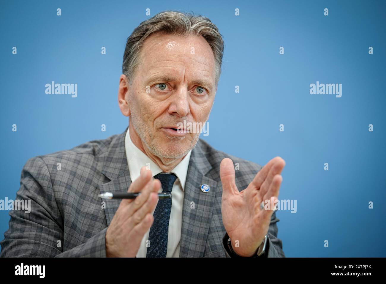 Berlin, Germany. 21st May, 2024. Holger Münch, President of the Federal ...