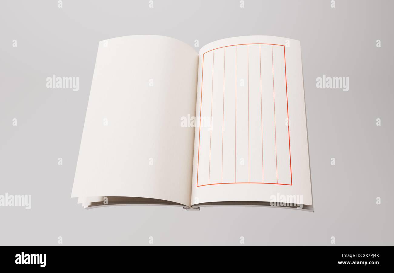Ancient Chinese book, traditional culture, 3d rendering. 3D ...