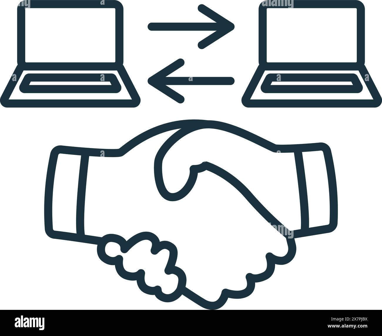 Remote Collaboration icon. Monochrome simple Remote Work icon for ... Remote Collaboration icon. Monochrome simple Remote Work icon for ...