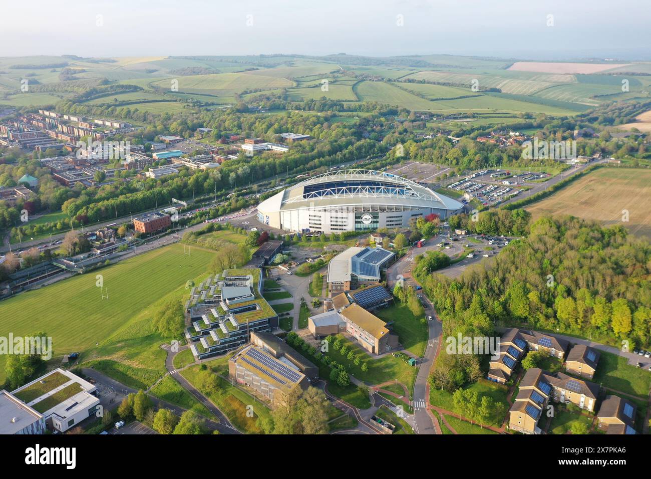 Amex stadium south downs hi-res stock photography and images - Alamy