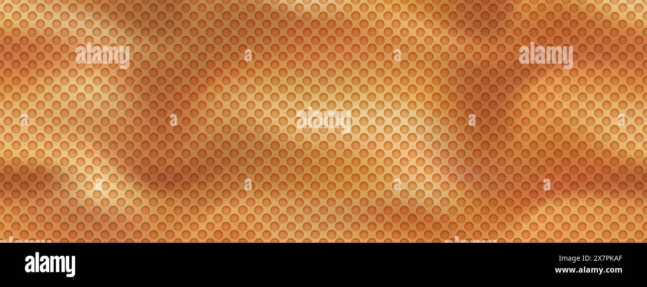 Belgian waffle seamless dimpled texture. Delicious bg with round ...