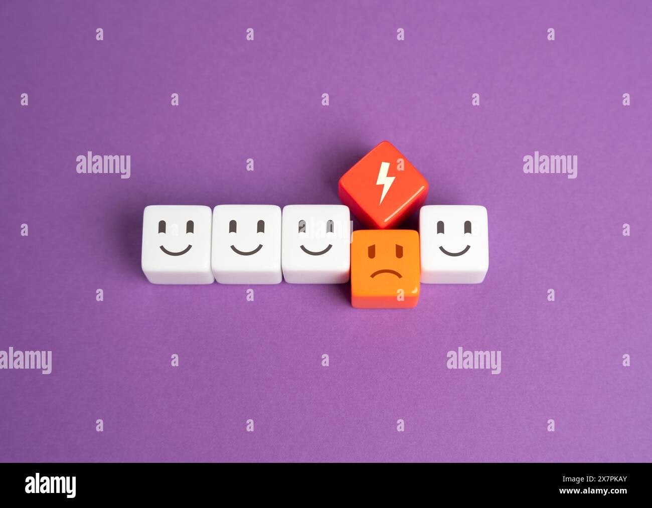 Stress and frustration. Treat mental disorders. Premonition of threat ...