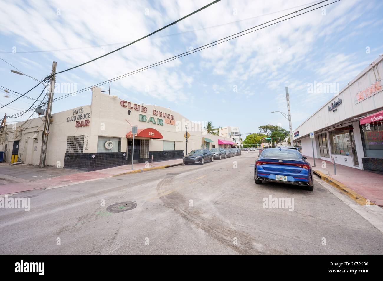 Miami Beach, FL, USA - May 21, 2024: Photo of Macs Club Deuce Bar Stock ...