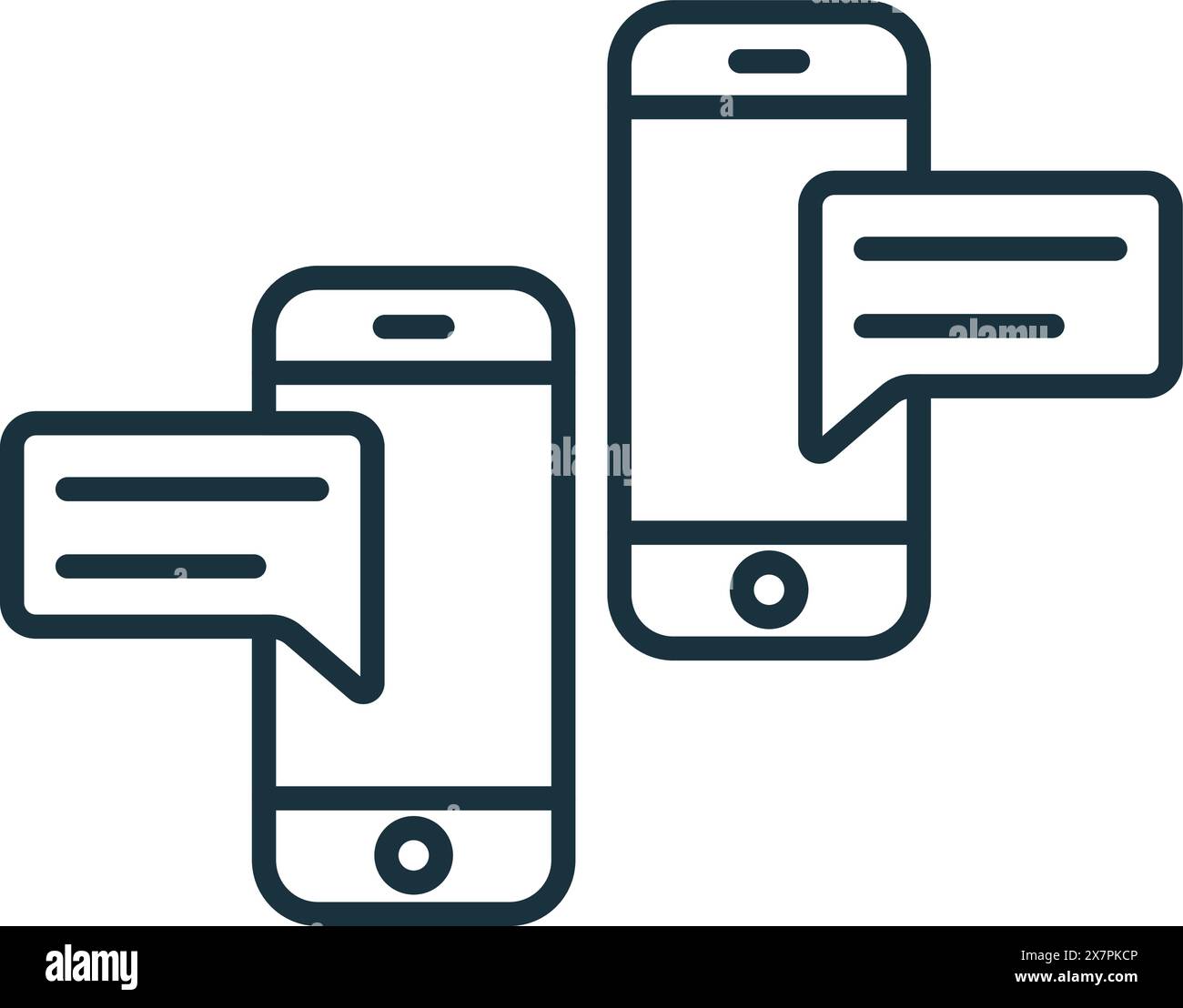 Digital Communication icon. Monochrome simple Remote Work icon for ...