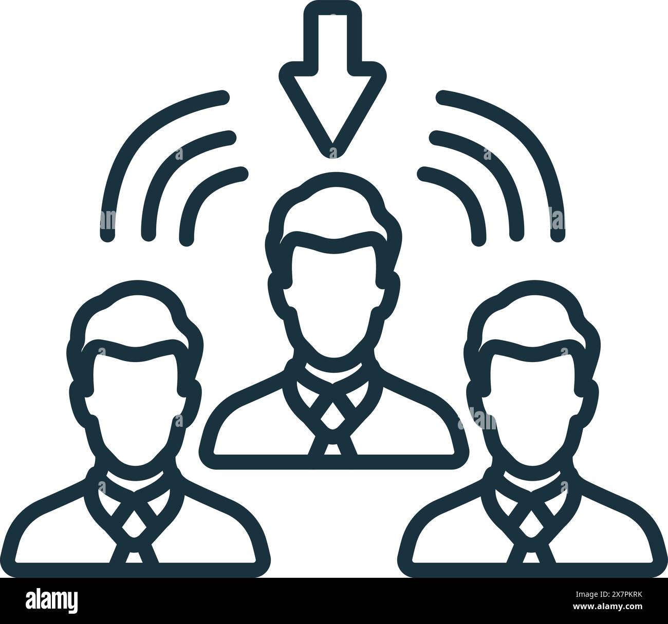 Remote Hiring Icon Monochrome Simple Remote Work Icon For Templates Web Design And