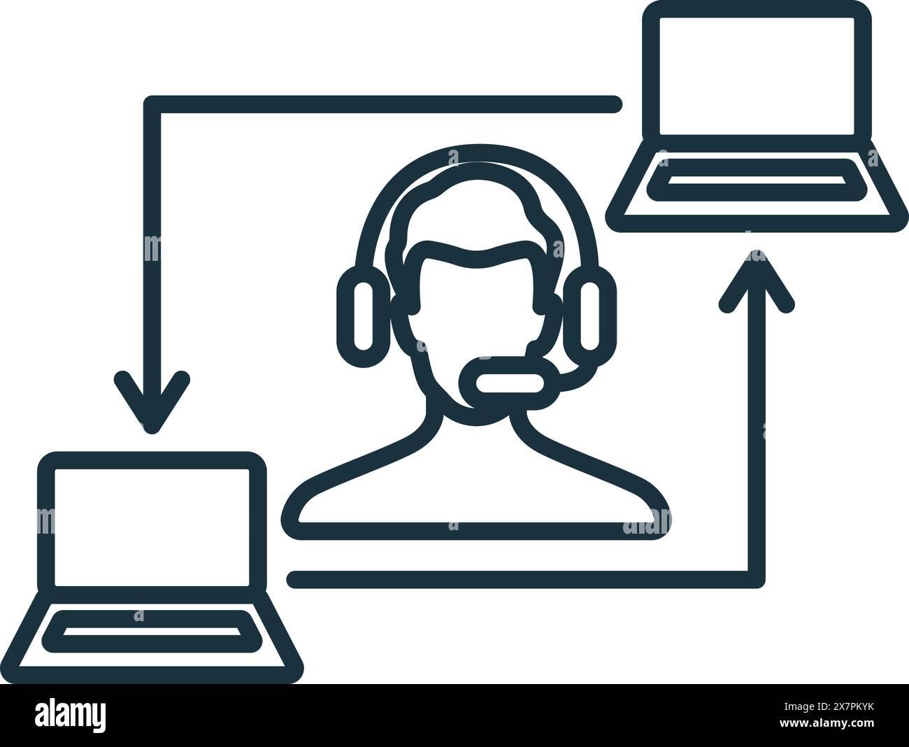 Tech troubleshooting Stock Vector Images - Alamy