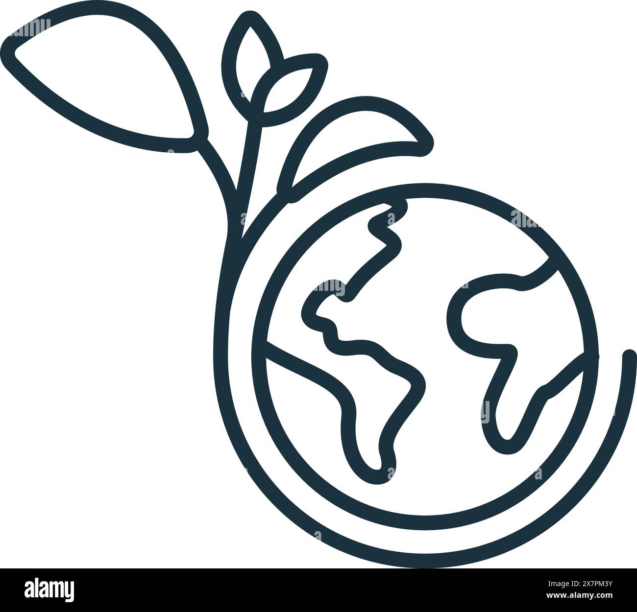 Sustainability icon. Monochrome simple Social Responsibility icon for ...