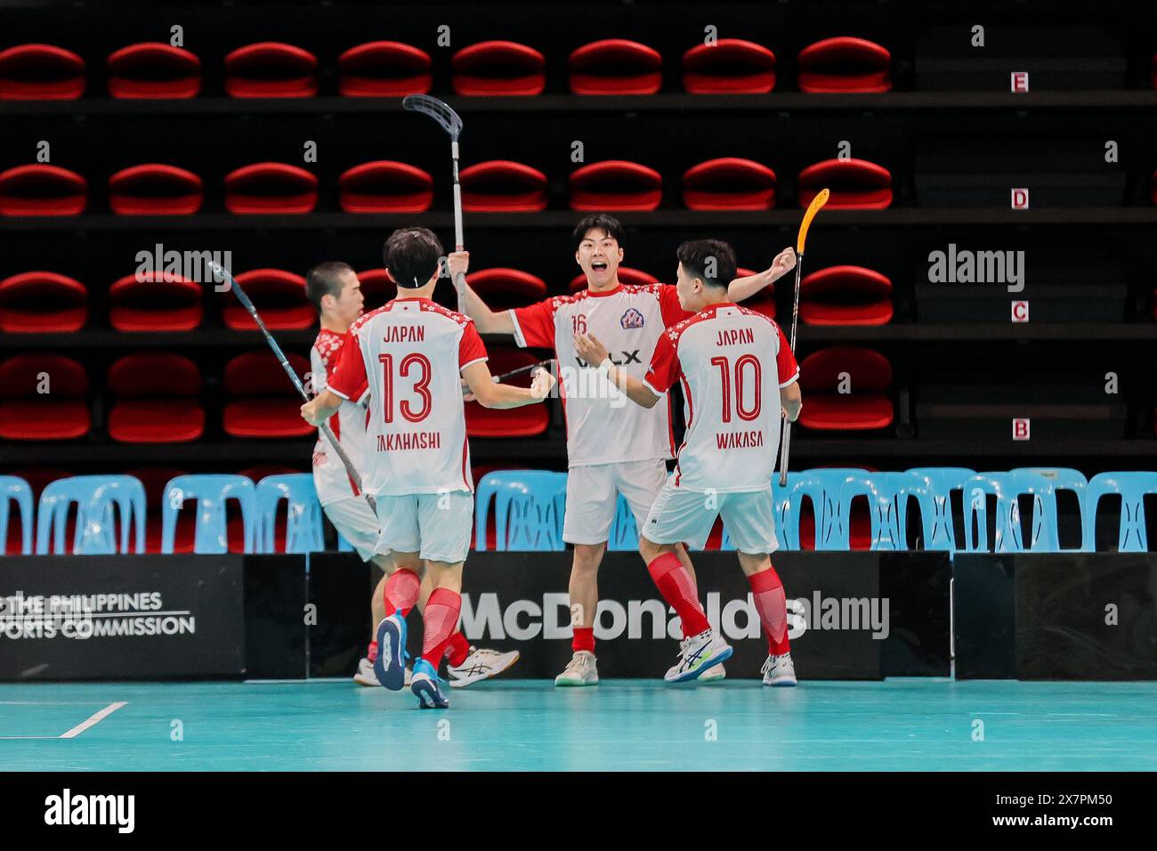 Pasig City, Philippines. 21st May, 2024. Hiroto Moriya (2nd R) of Japan ...