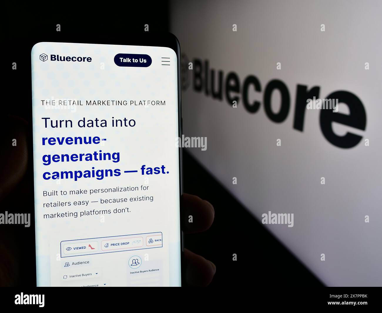 Bluecore logo hi-res stock photography and images - Alamy