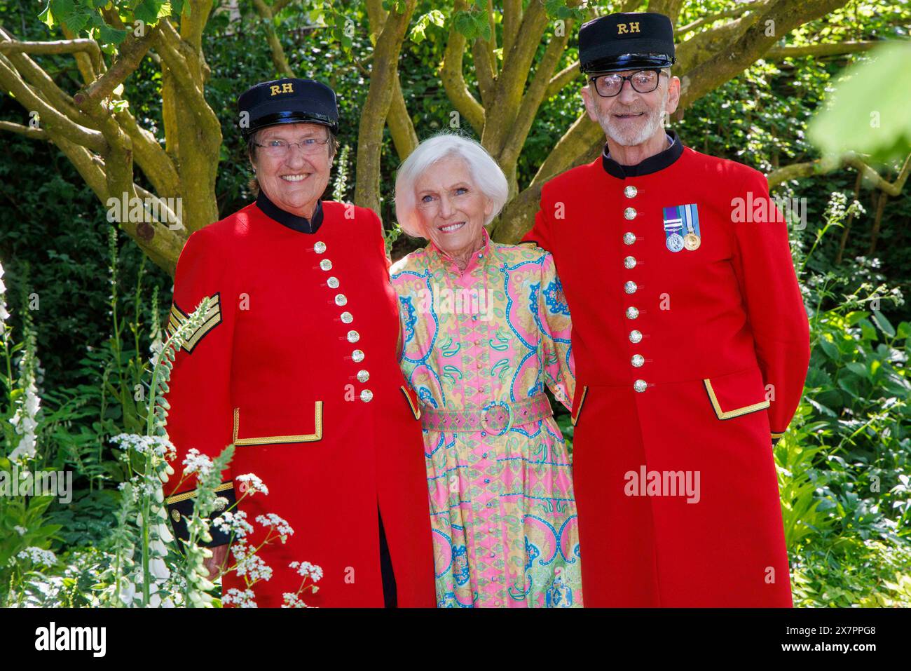 Dame Mary Berry, Chef, Television presenter and author, at the RHS ...