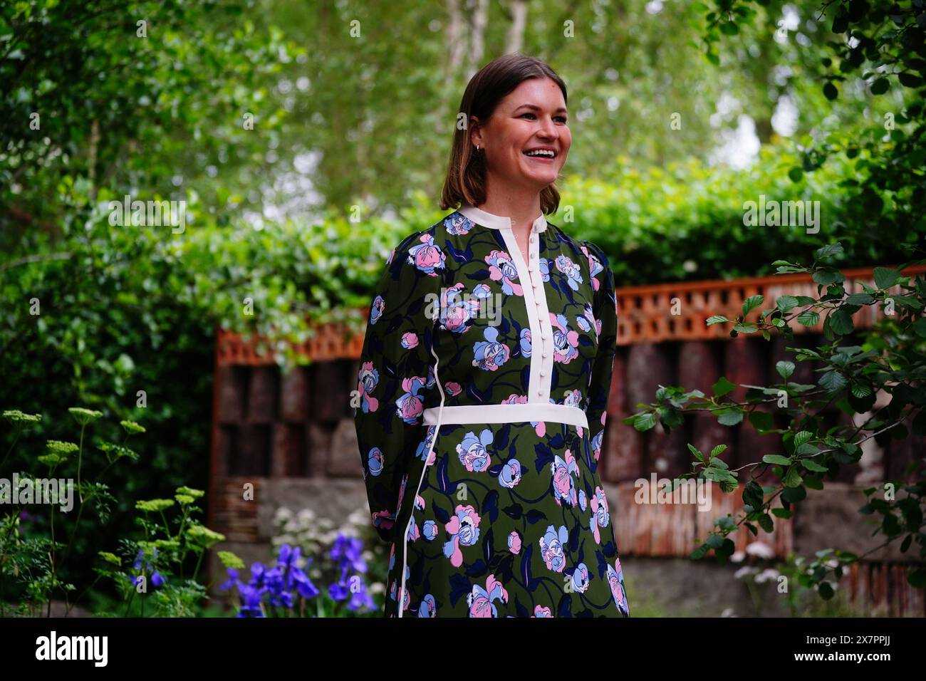 First time competitor Ula Maria, designer of the Forest Bathing Garden ...