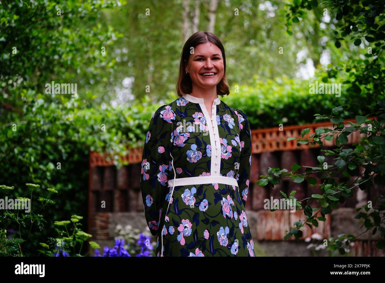 First time competitor Ula Maria, designer of the Forest Bathing Garden ...