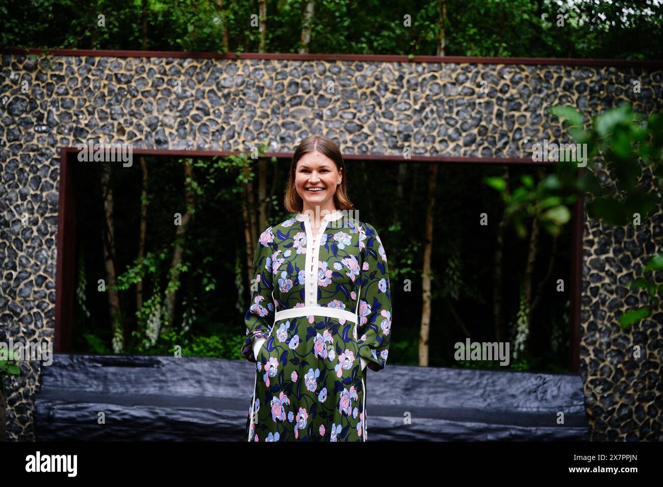 First time competitor Ula Maria, designer of the Forest Bathing Garden ...