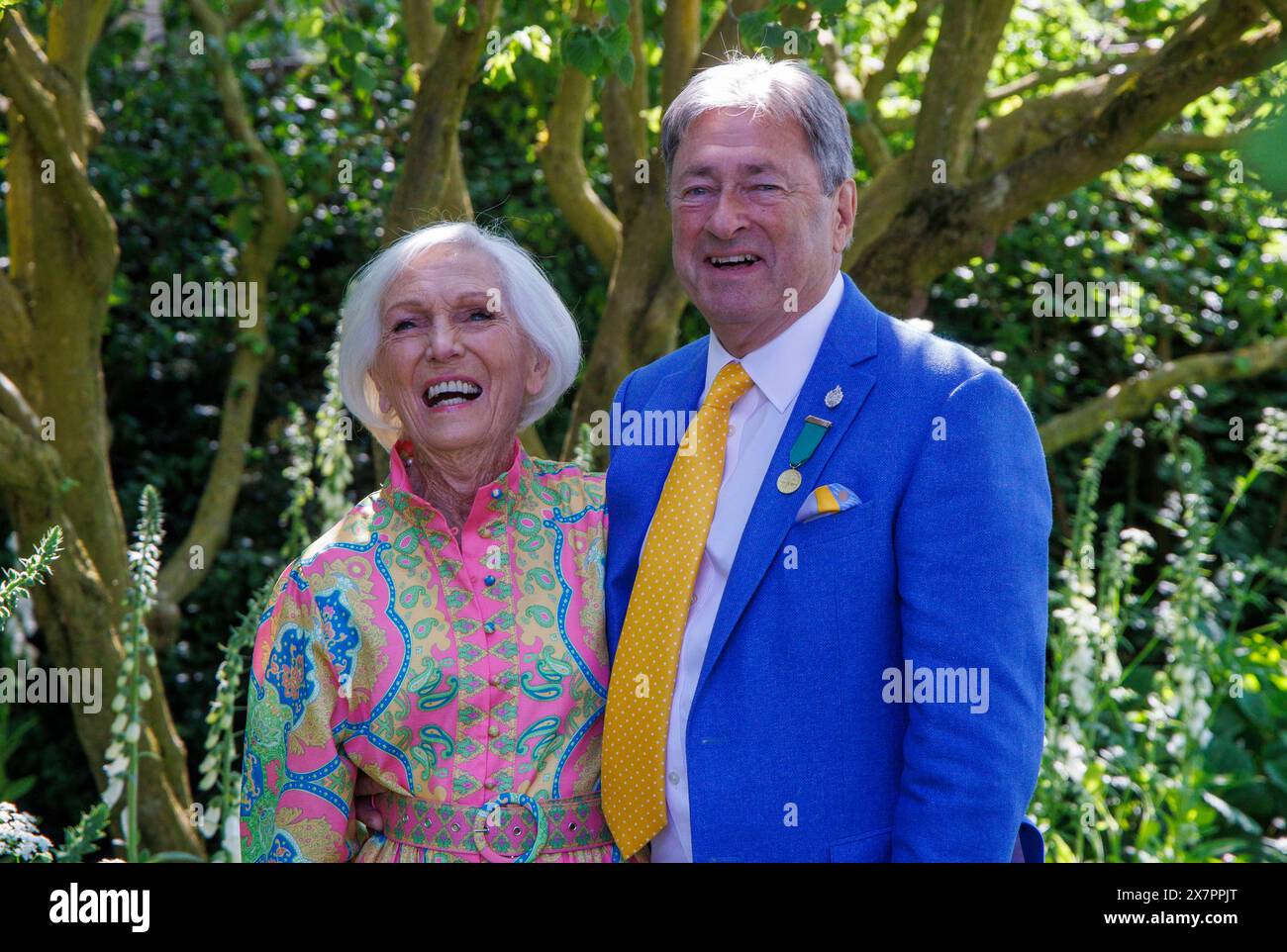 Garden Designer and Journalist, Alan Titchmarsh with Dame Mary Berry ...