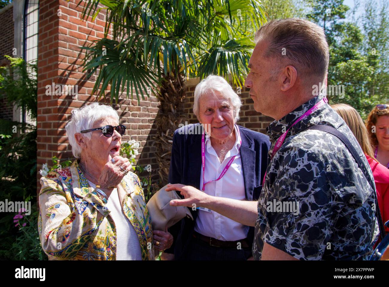 Actress and National Treasure, Dame Judi Dench, at the RHS Chelsea ...