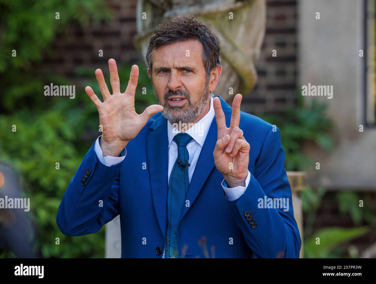 Adam Frost, British garden designer, horticulturist and broadcaster, at ...