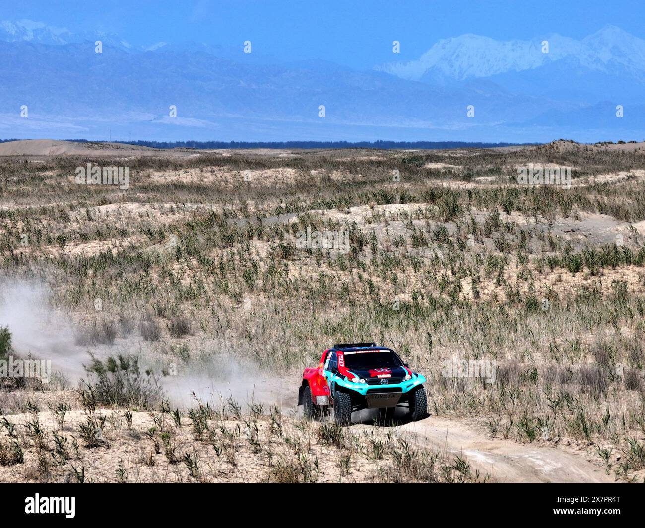 Kashgar. 21st May, 2024. Aerial photo taken on May 21, 2024 shows that ...
