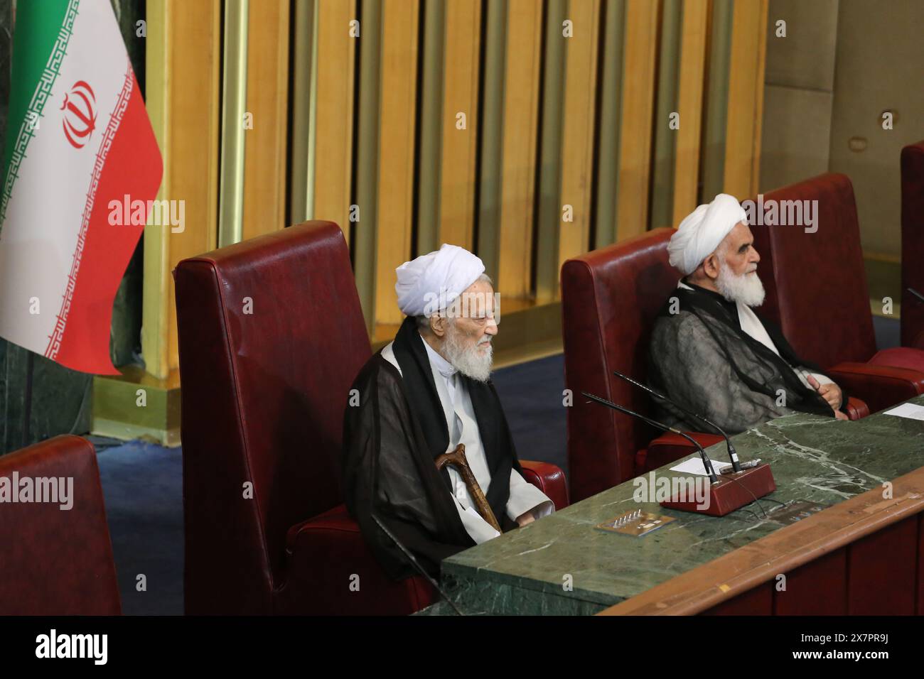 May 21, 2024, Tehran, Iran: Ayatollah MOHAMMAD ALI MOVAHEDI KERMANI (L ...