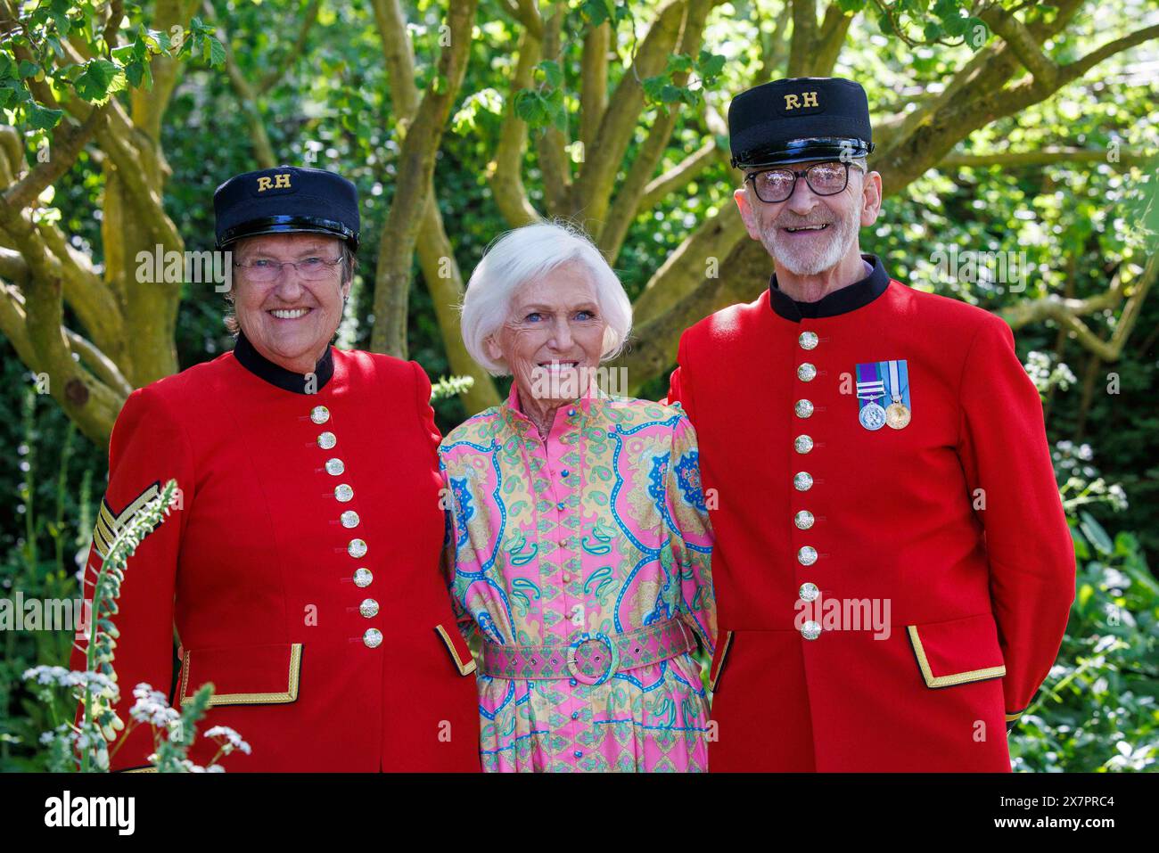 Dame Mary Berry, Chef, Television presenter and author, at the RHS ...