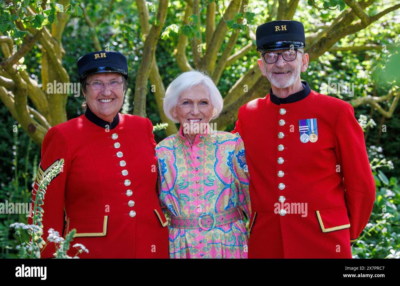 Dame Mary Berry, Chef, Television presenter and author, at the RHS ...