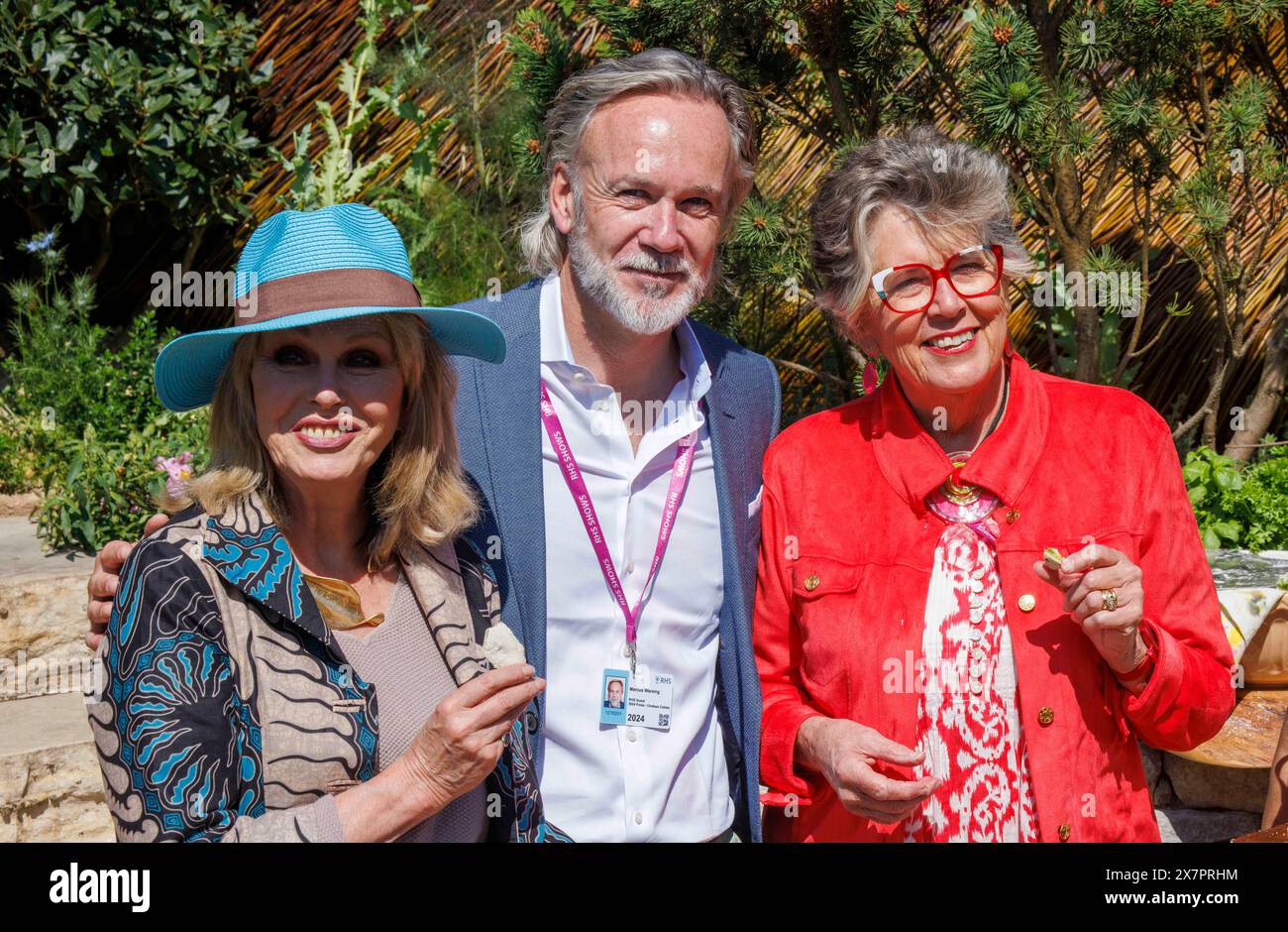 Actress and activist Joanna Lumley, Chef Marcus Wareing and Pru Leith ...