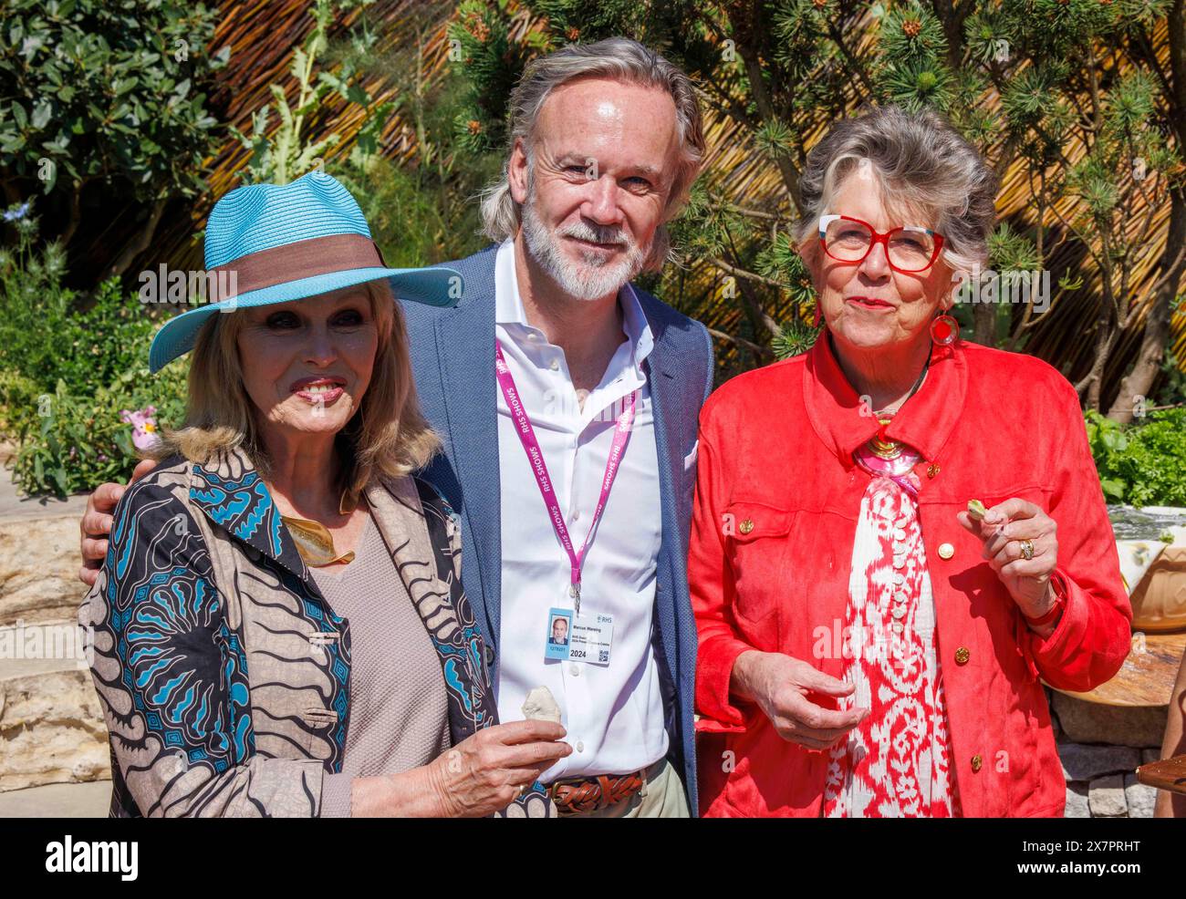 Actress and activist Joanna Lumley, Chef Marcus Wareing and Pru Leith ...
