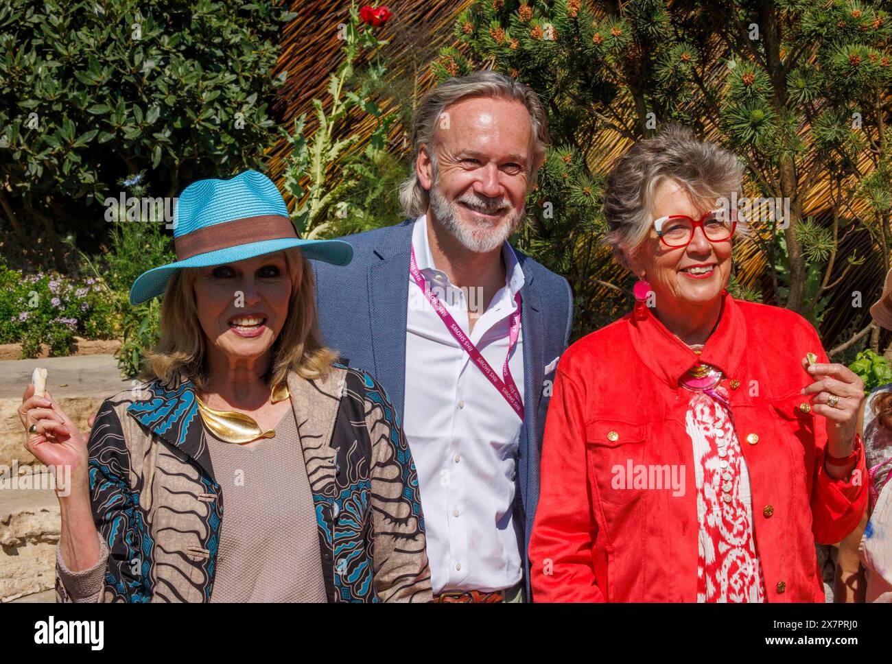 Actress and activist Joanna Lumley, Chef Marcus Wareing and Pru Leith ...