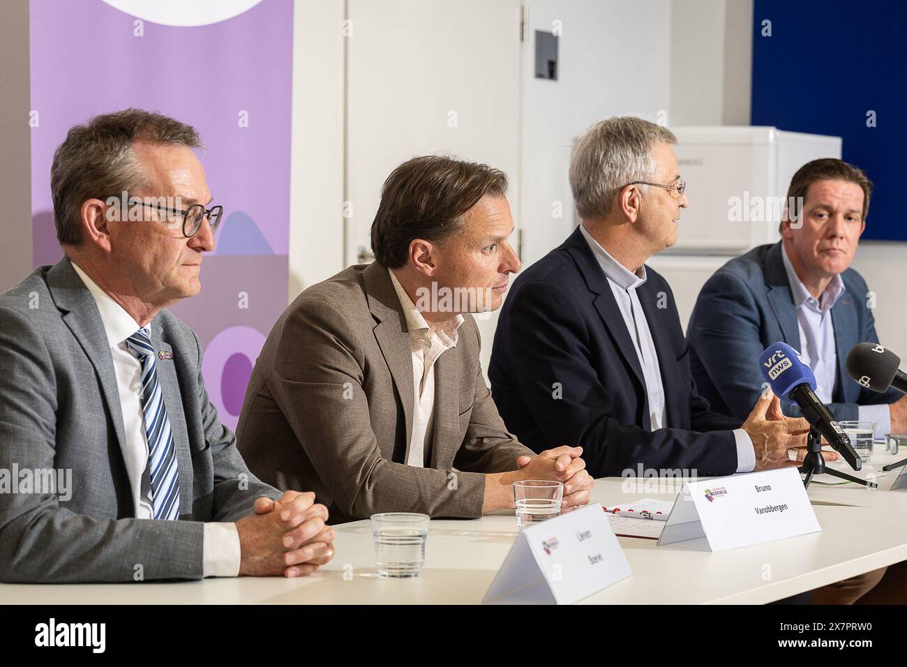 Brussels, Belgium. 21st May, 2024. Outgoing KOV catholic education ...