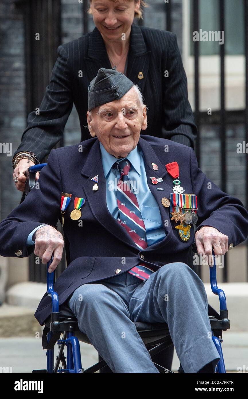 May 21, 2024, London, England, United Kingdom: BERNARD MORGAN (98), RAF ...