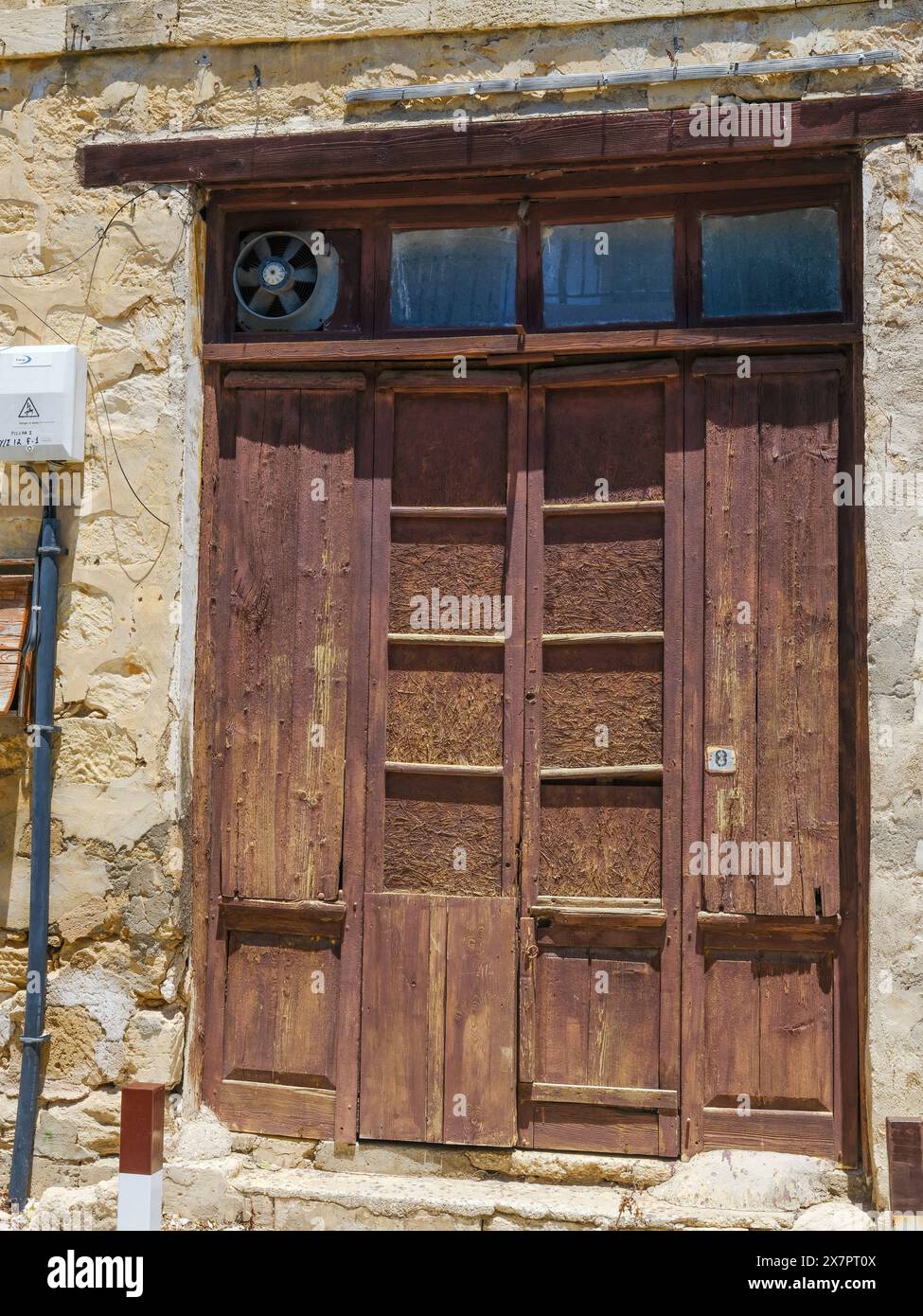 May 2024, Large doors in Pafos, Cyprus Stock Photo - Alamy