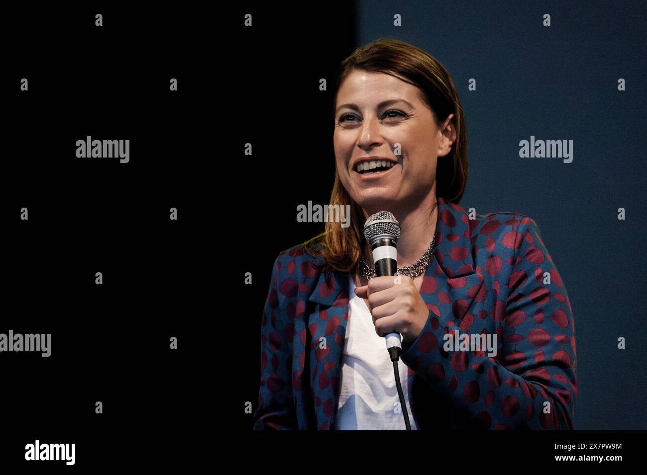 Italian member of Parliament Elisabetta Piccolotti Stock Photo - Alamy