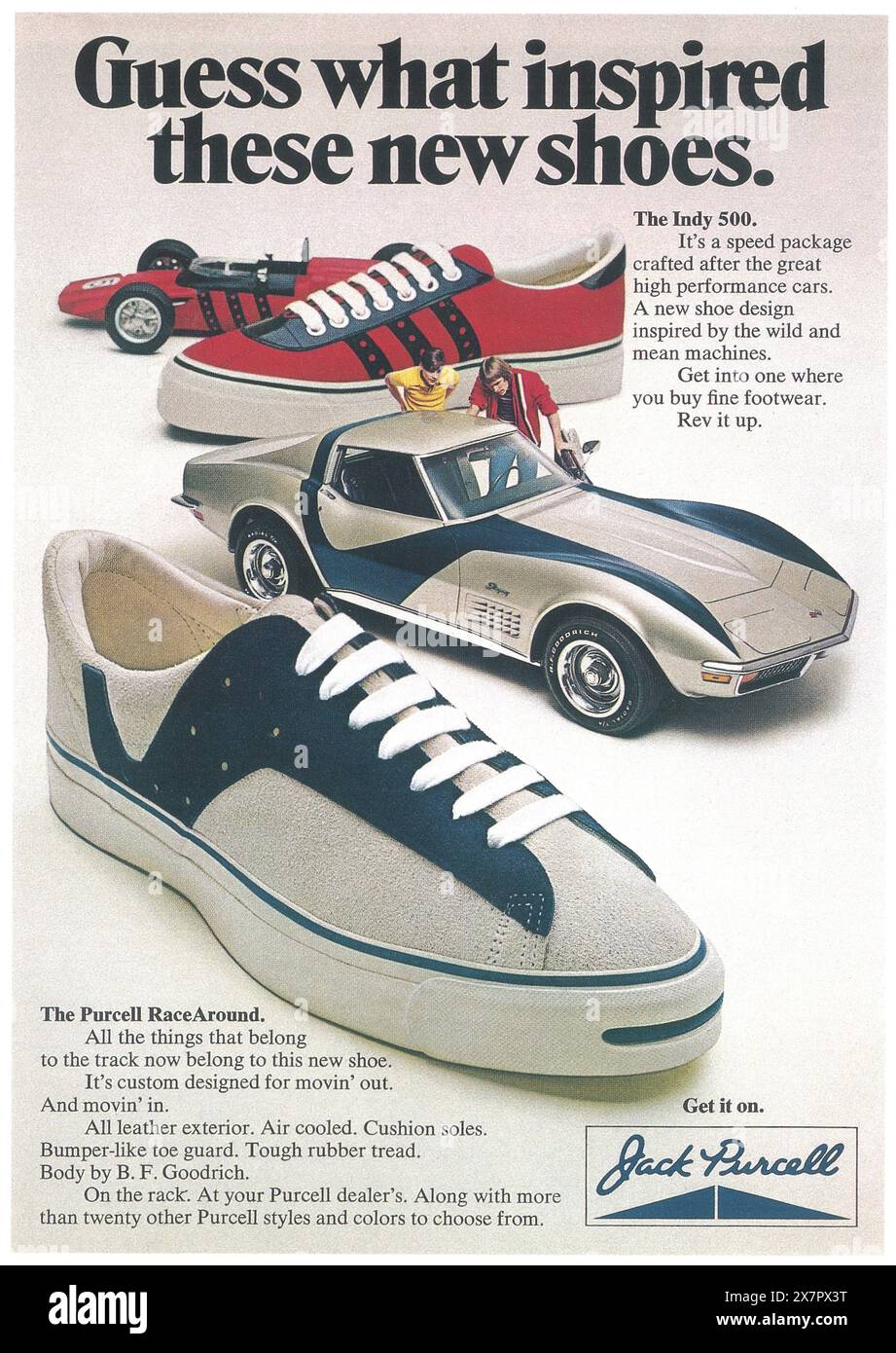 1972 Converse Jack Purcell Shoes - "Guess what inspired these shoes ...