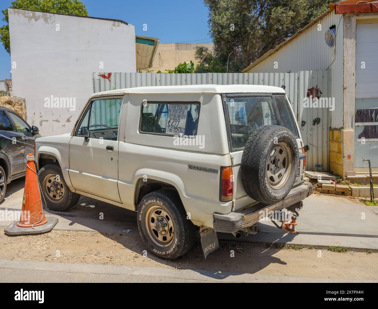 May 2024, Old Mitsubishi 4x4 for sale cheap in Pafos, Cyprus Stock ...