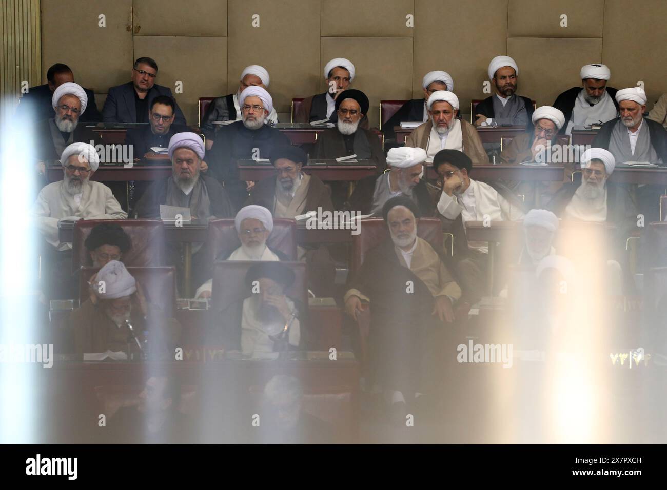 Tehran, Iran. 21st May, 2024. Members of Iran's Assembly of Experts ...