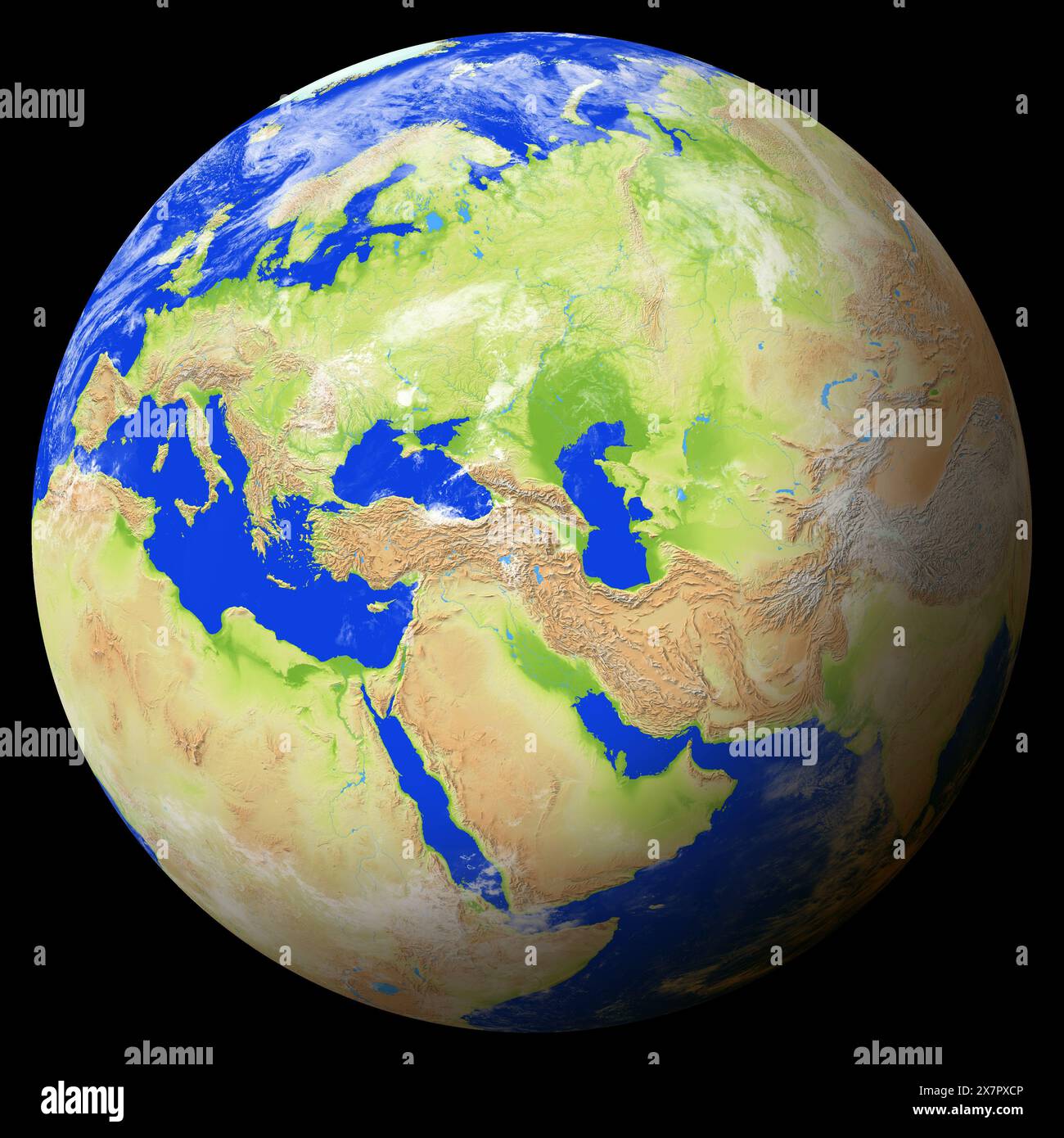 Satellite view armenia country boundaries hi-res stock photography and ...