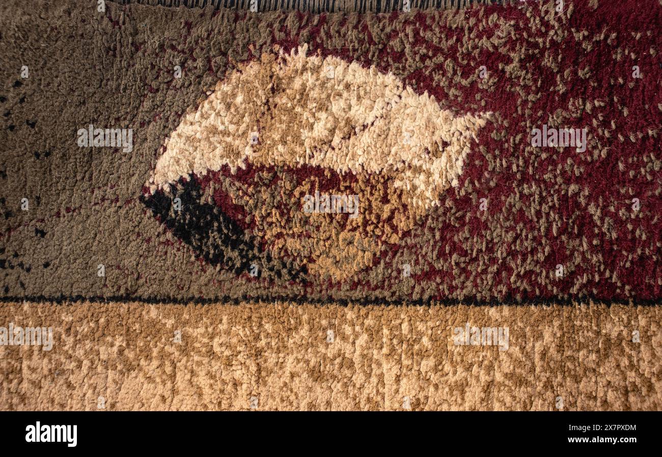 tree leaf pattern on carpet, carpet texture background Stock Photo - Alamy