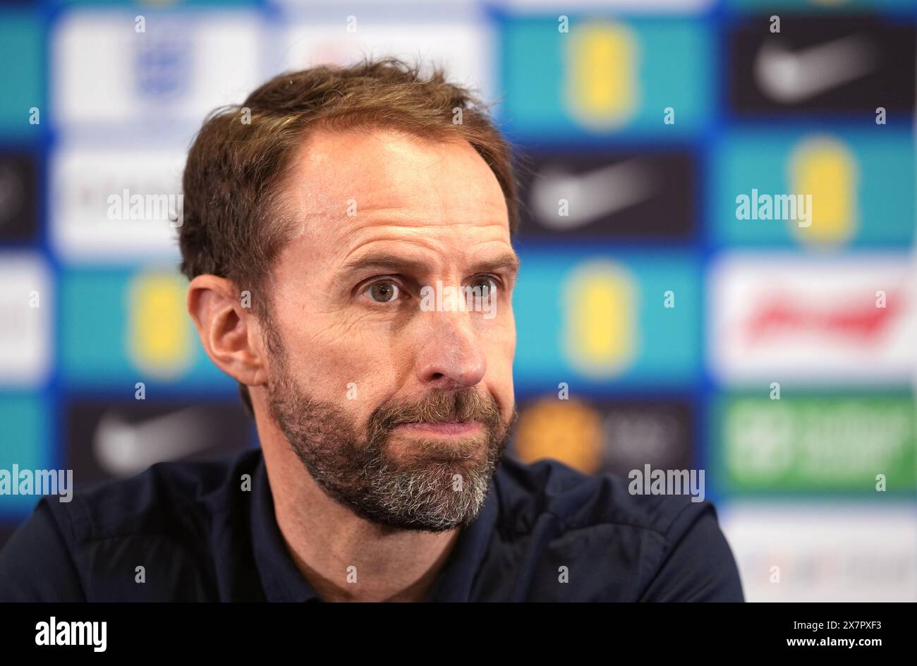 England manager Gareth Southgate during a press conference at St George ...