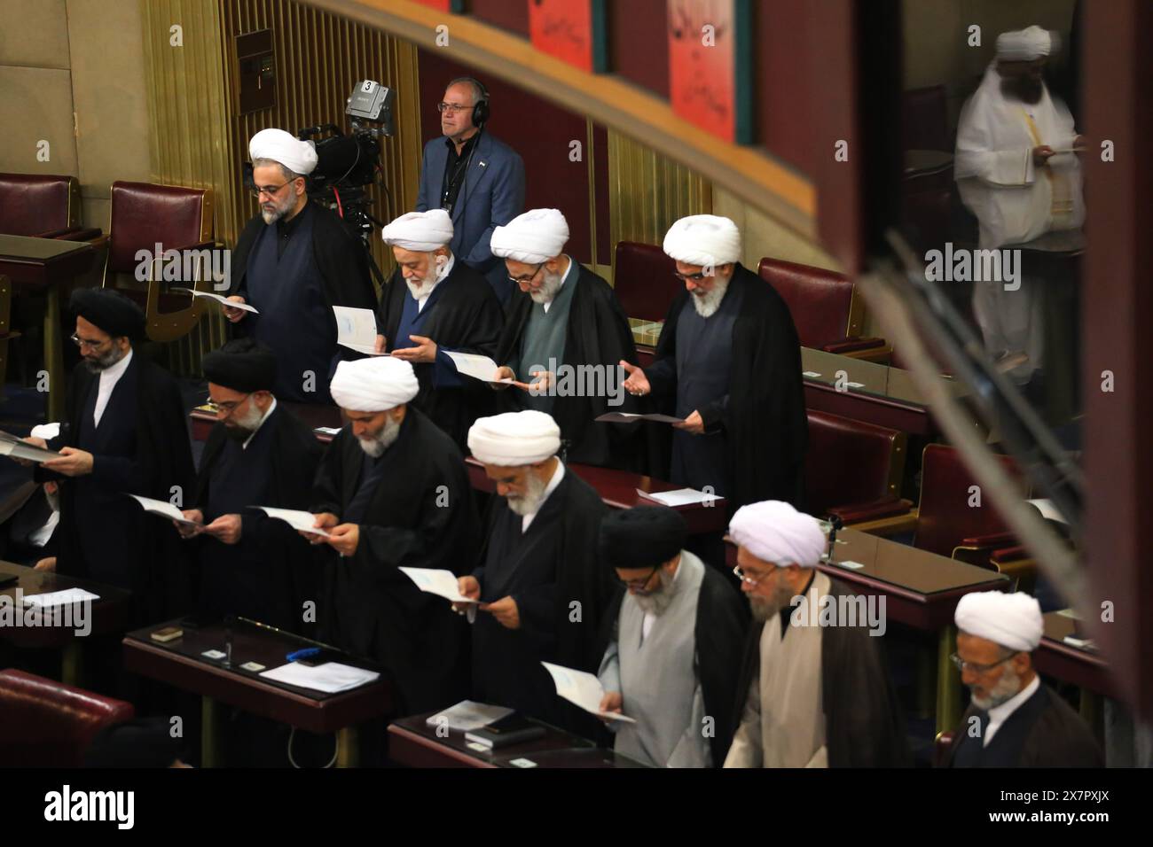 Tehran, Iran. 21st May, 2024. Members of Iran's Assembly of Experts ...