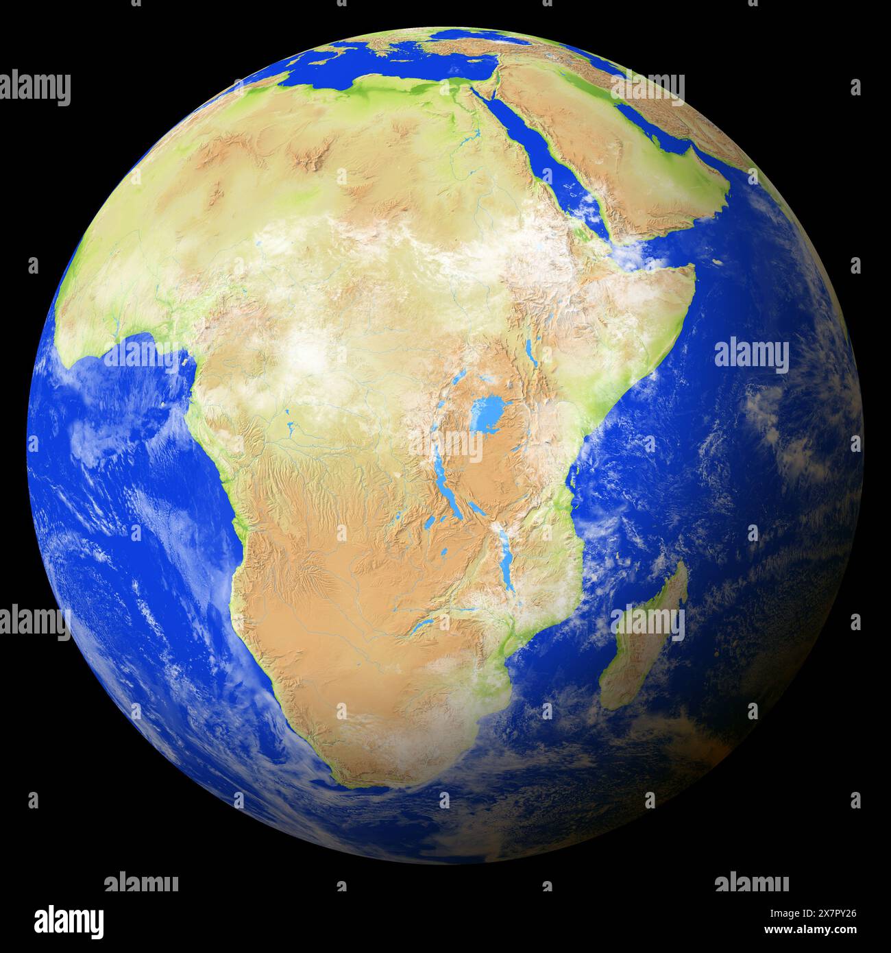 Satellite view burundi country boundaries hi-res stock photography and ...