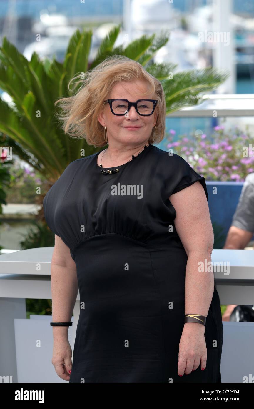 CANNES, FRANCE. May 21, 2024: Elizabeth Saunders at the The Shrouds ...