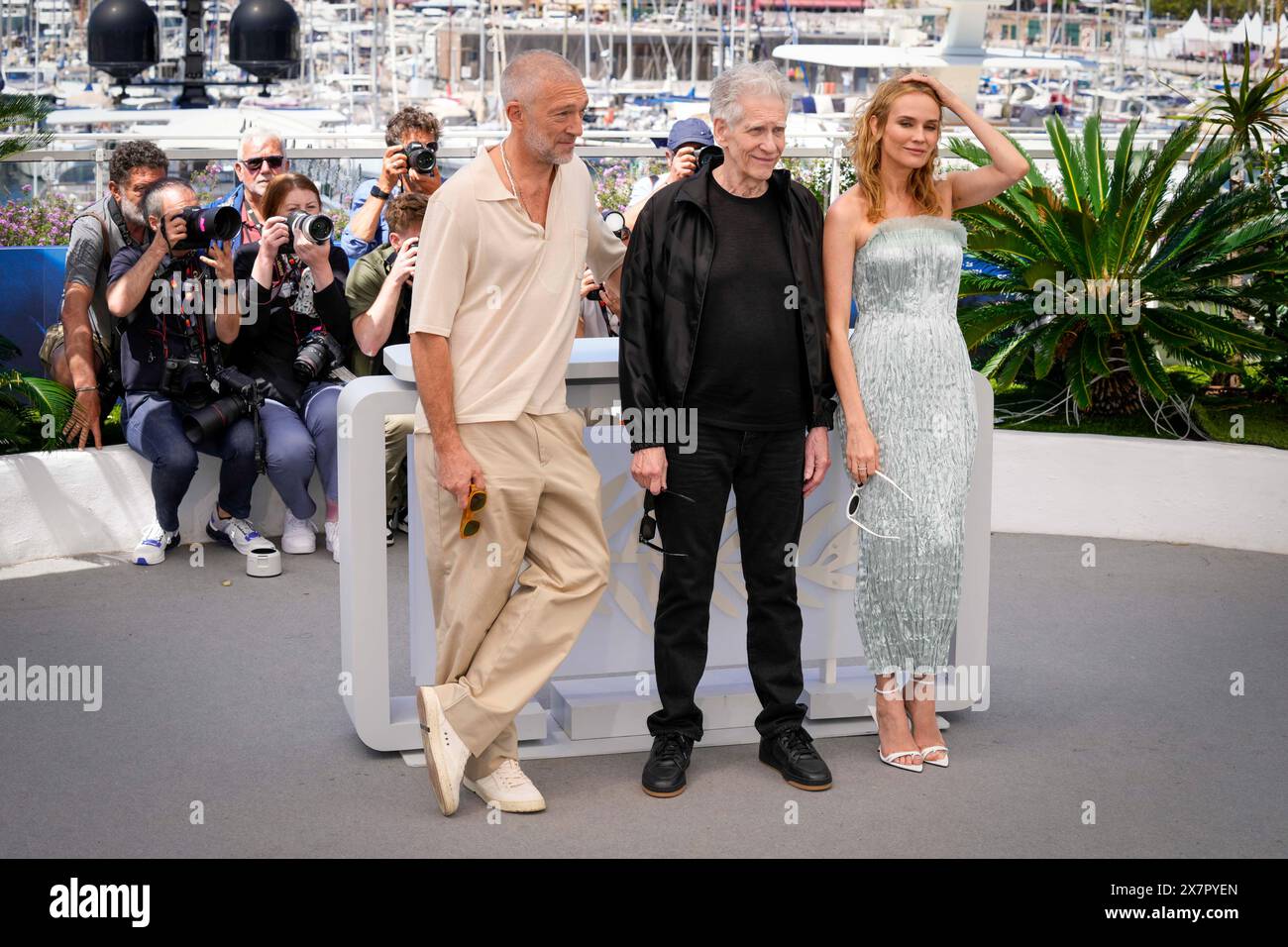 Vincent Cassel, director David Cronenberg and Diane Kruger attends the ...