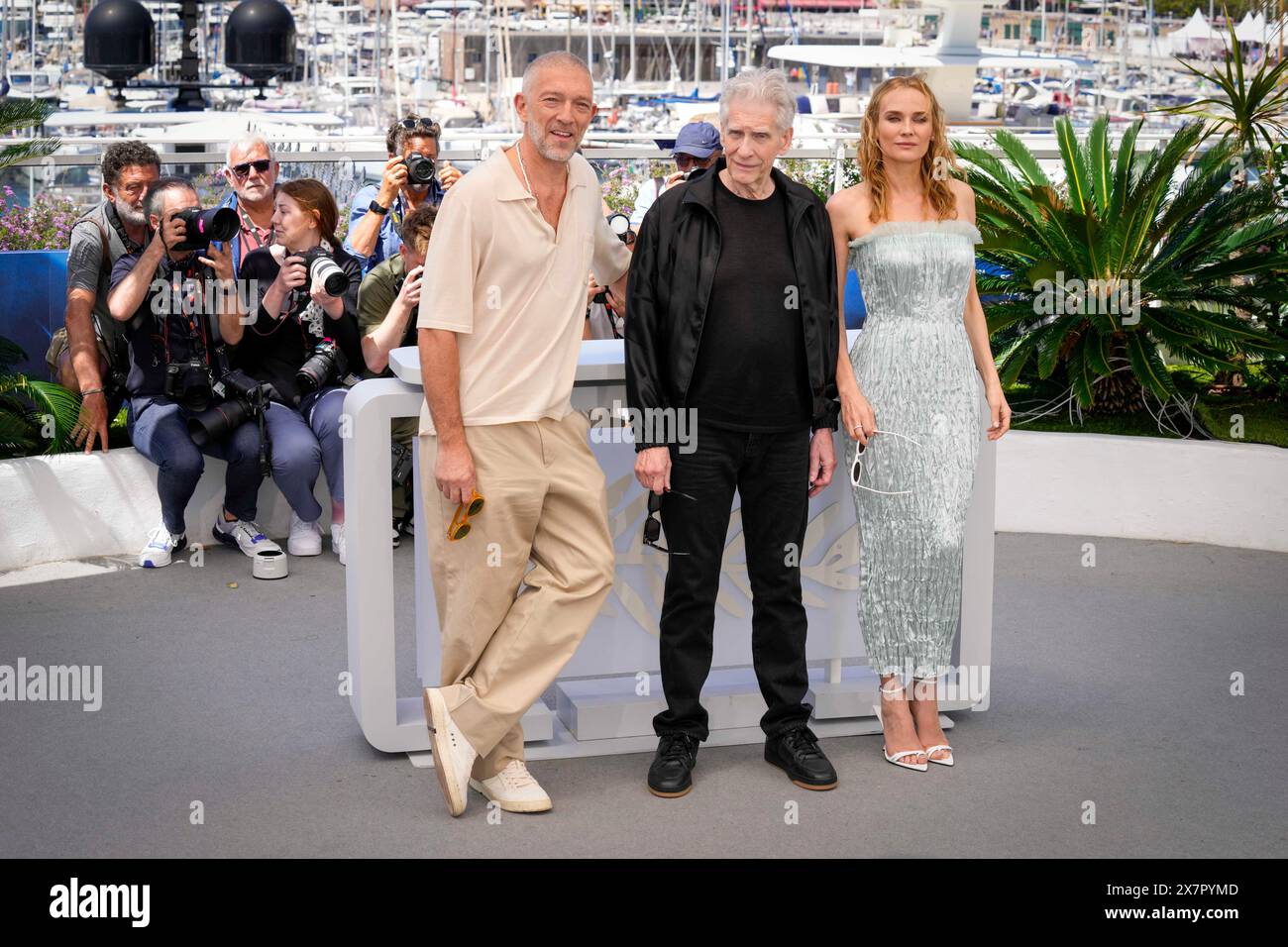 Vincent Cassel, director David Cronenberg and Diane Kruger attends the ...