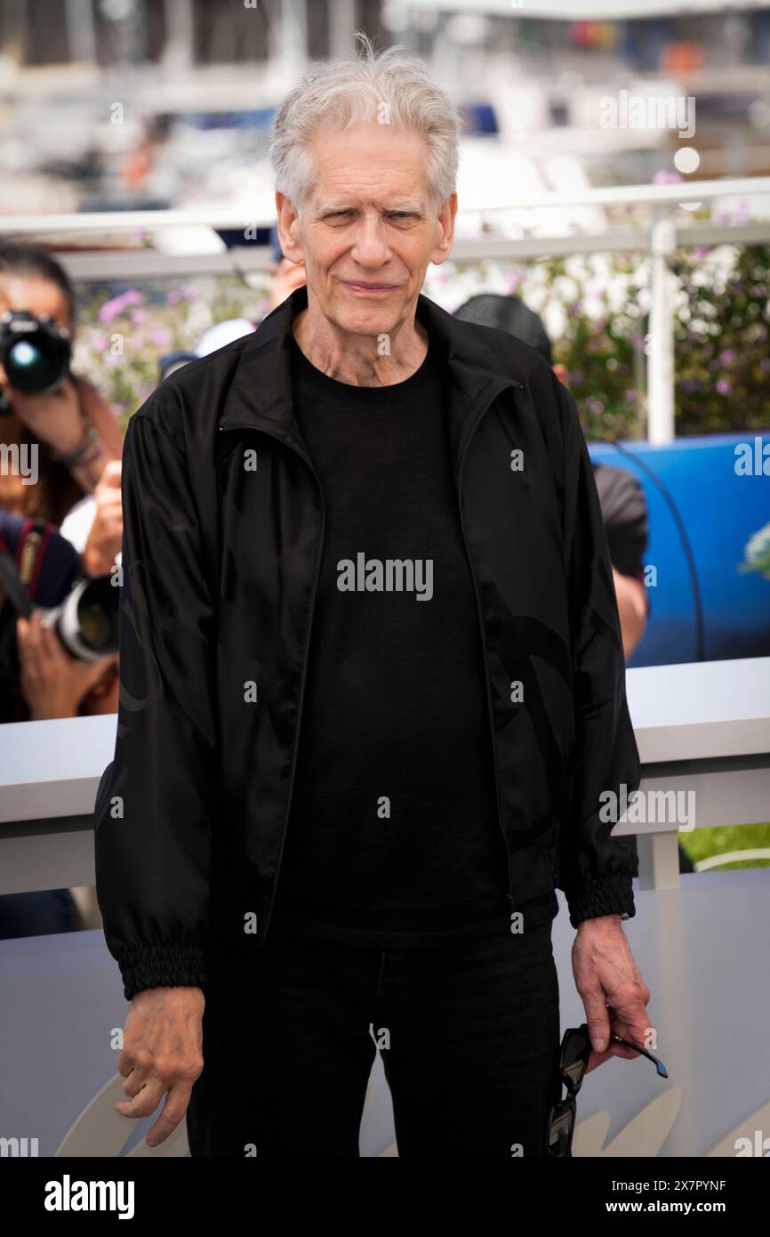 Director David Cronenberg attends the ''The Shrouds'' (Les Linceuls ...