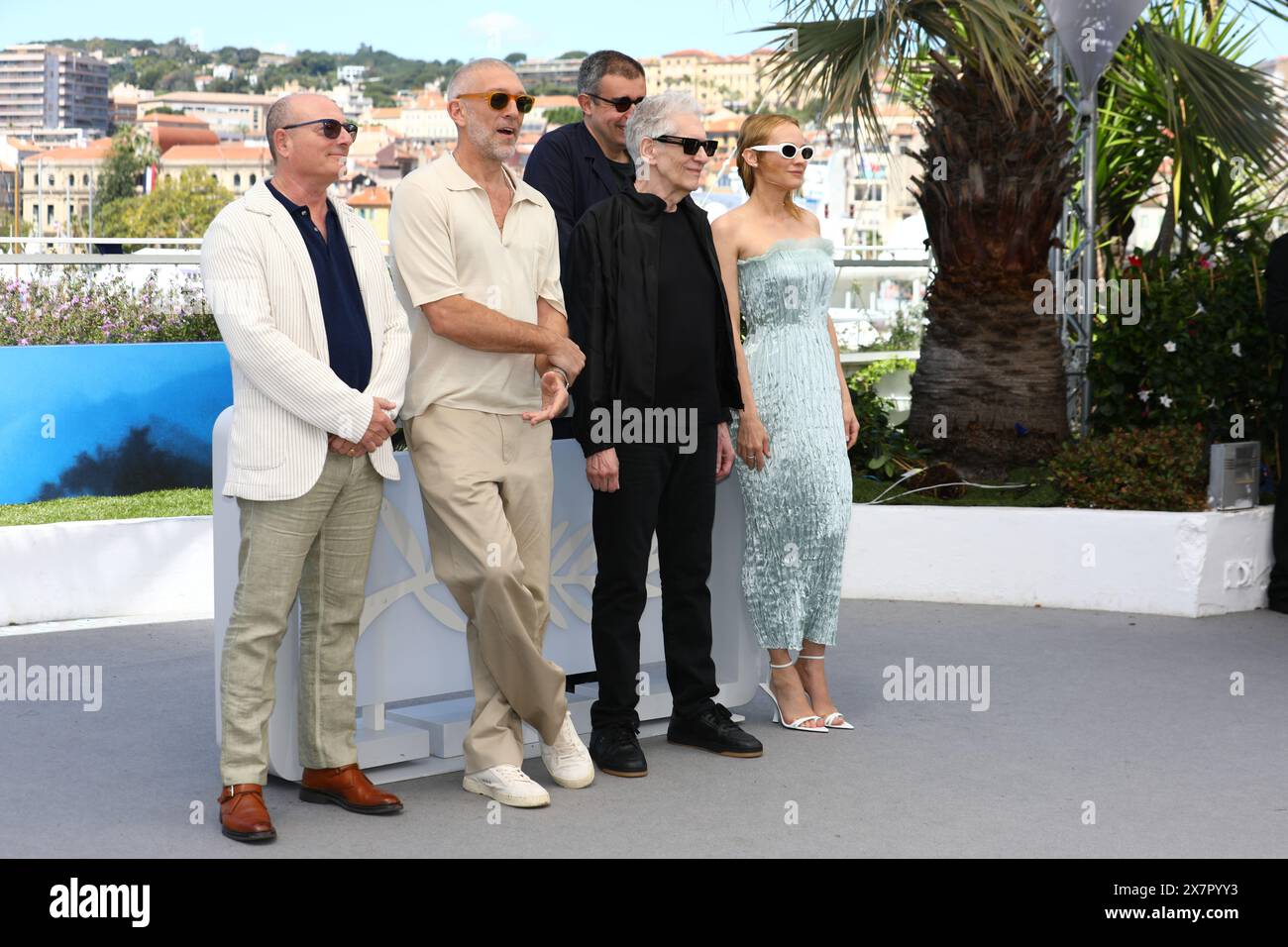 May 21, 2024, Cannes, Cote D'azur, France: VINCENT CASSEL, DAVID CRONENBERG and DIANE KRUGER ...