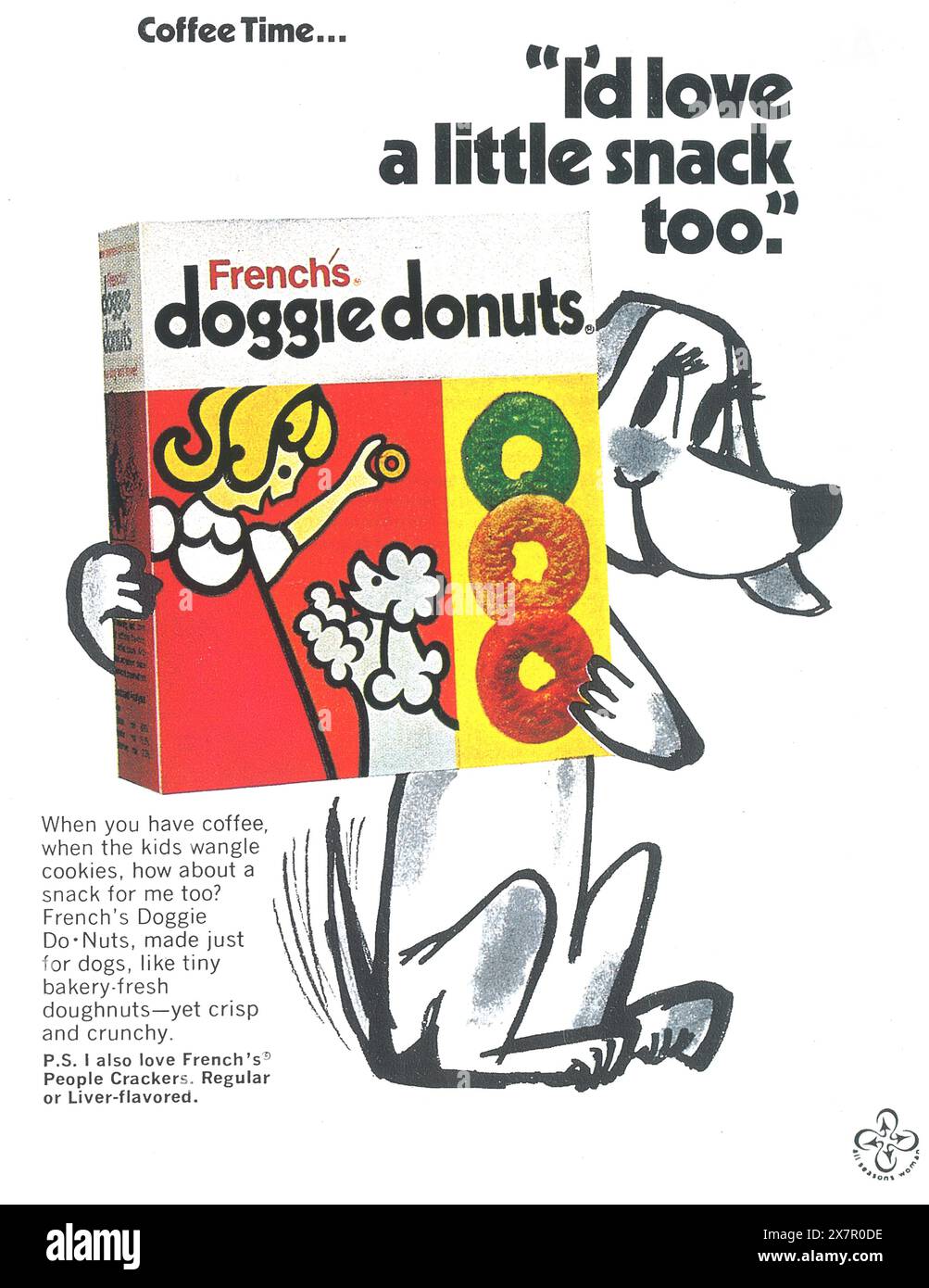 1972 French's Doggie Donuts ad Stock Photo - Alamy