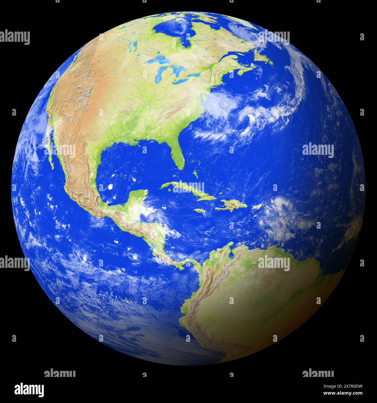 Cuba relief map hi-res stock photography and images - Alamy