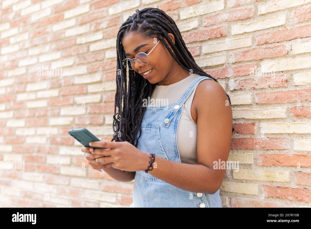 A Young Woman Enjoys A Sunny Barcelona Day Casually Dressed In Summer